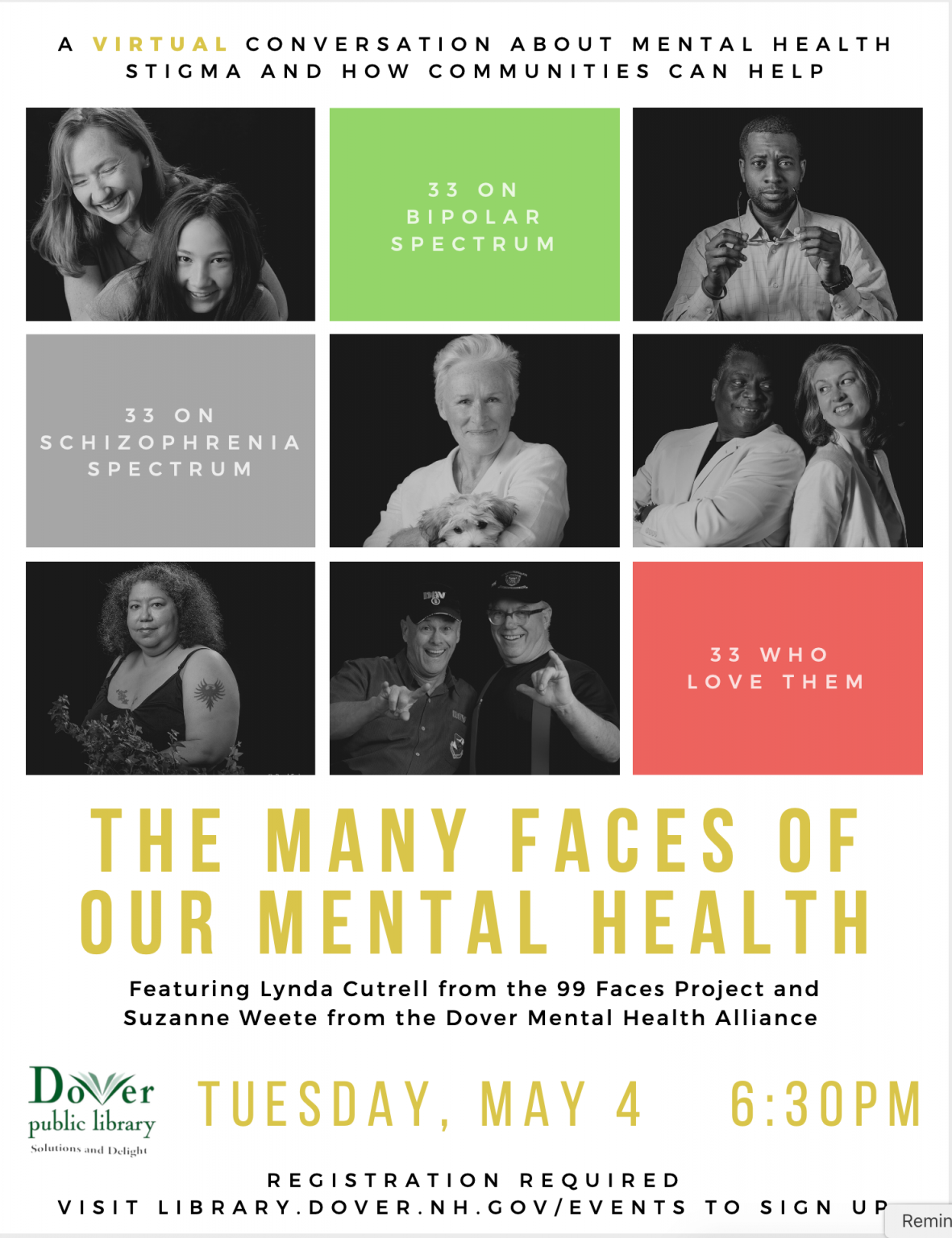 Many Faces of our Mental Health and our Community | NH Community ...